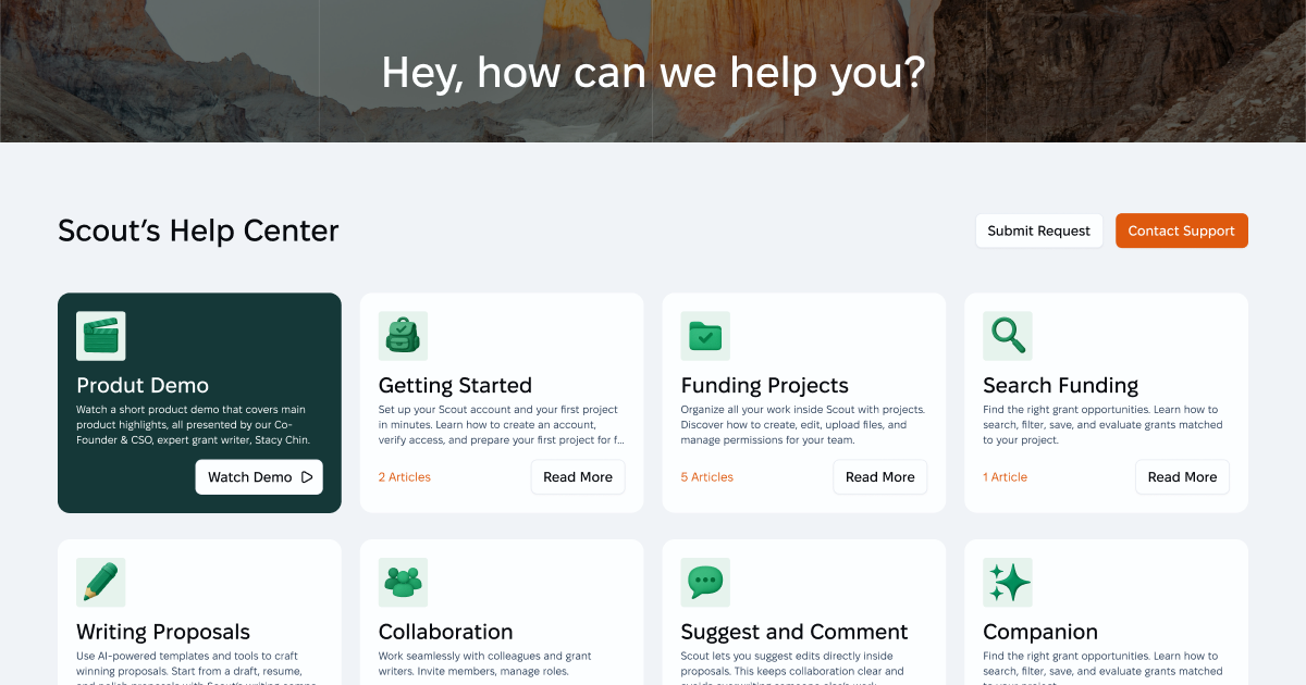 Scout's Help Center